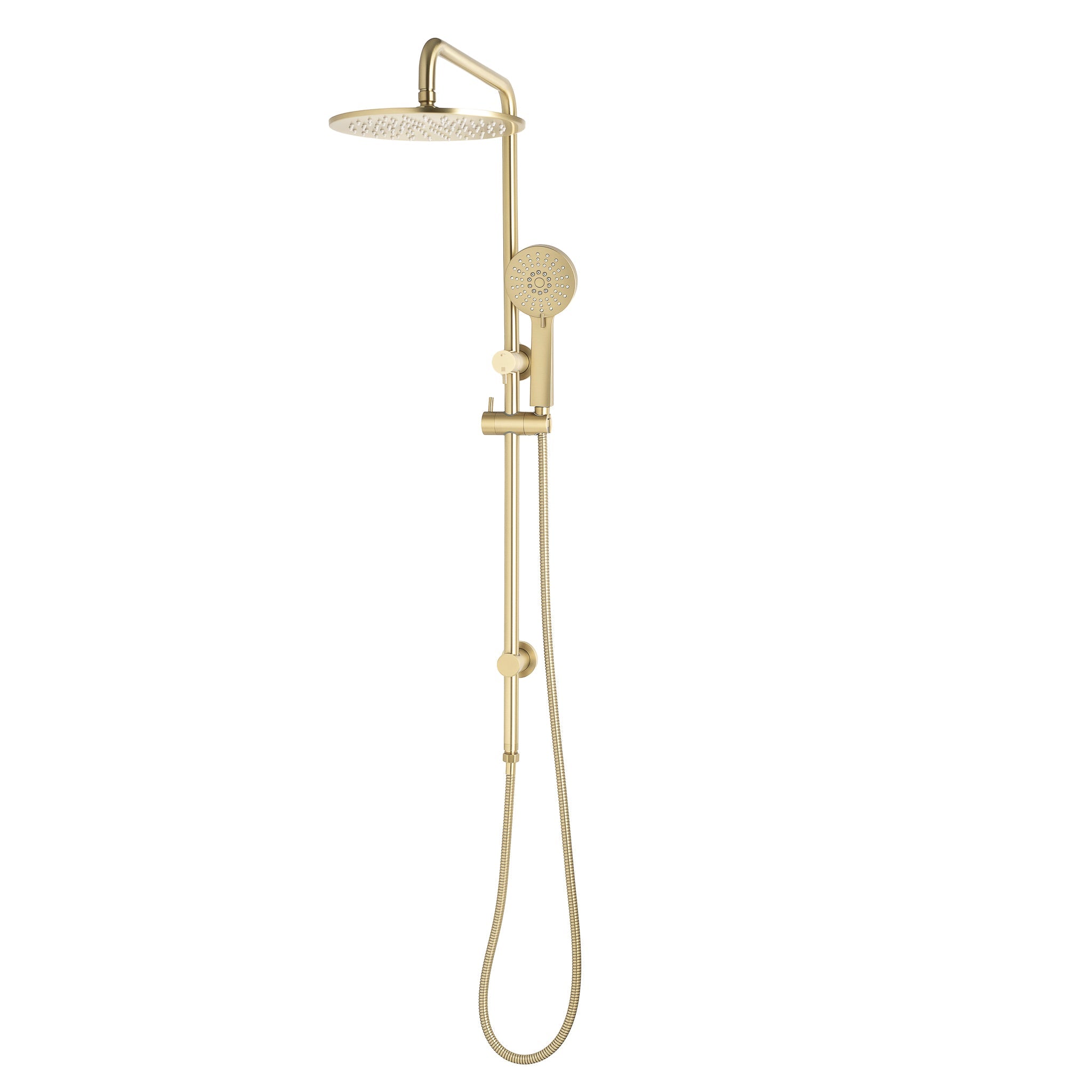 Profile Round Twin Shower System with Adjustable Rail and 250mm Head ...