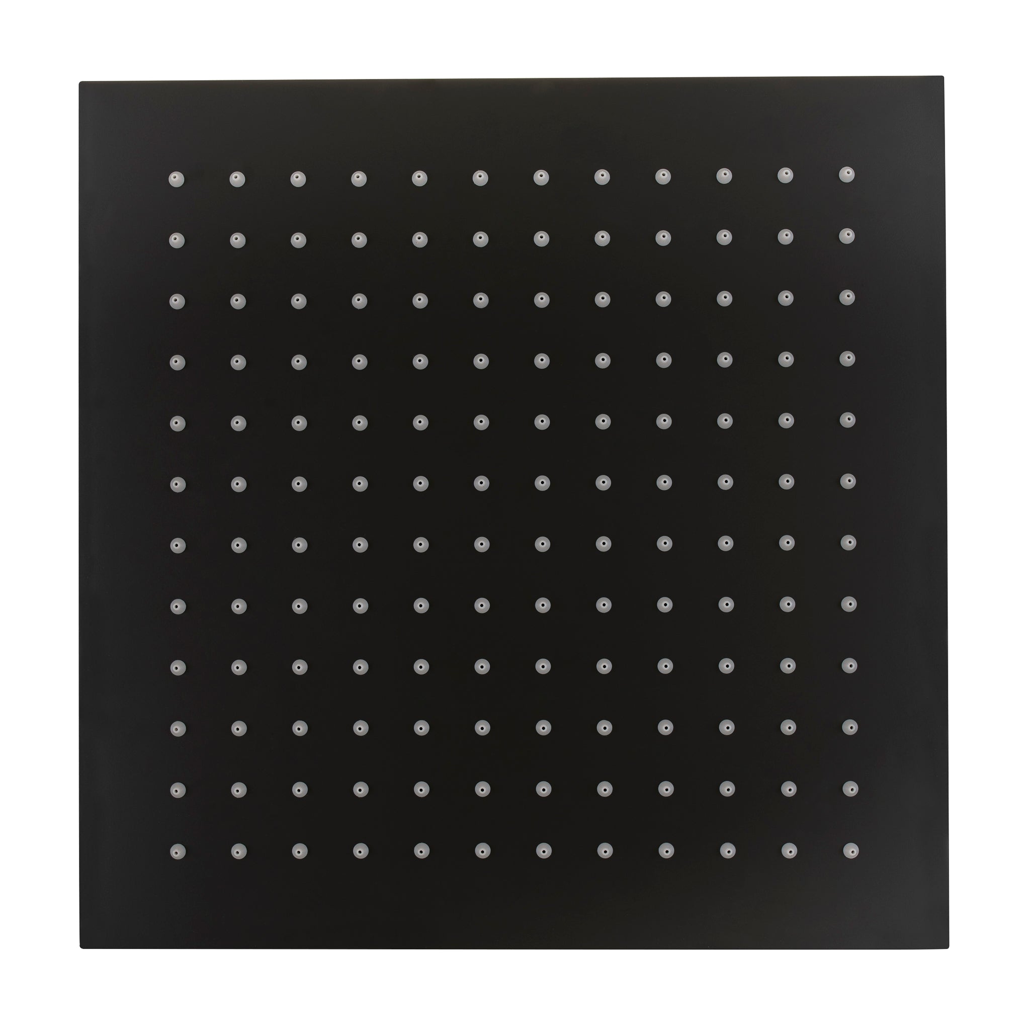 Square 300mm Stainless Steel Rain Shower Head, Matte Black – Enflair