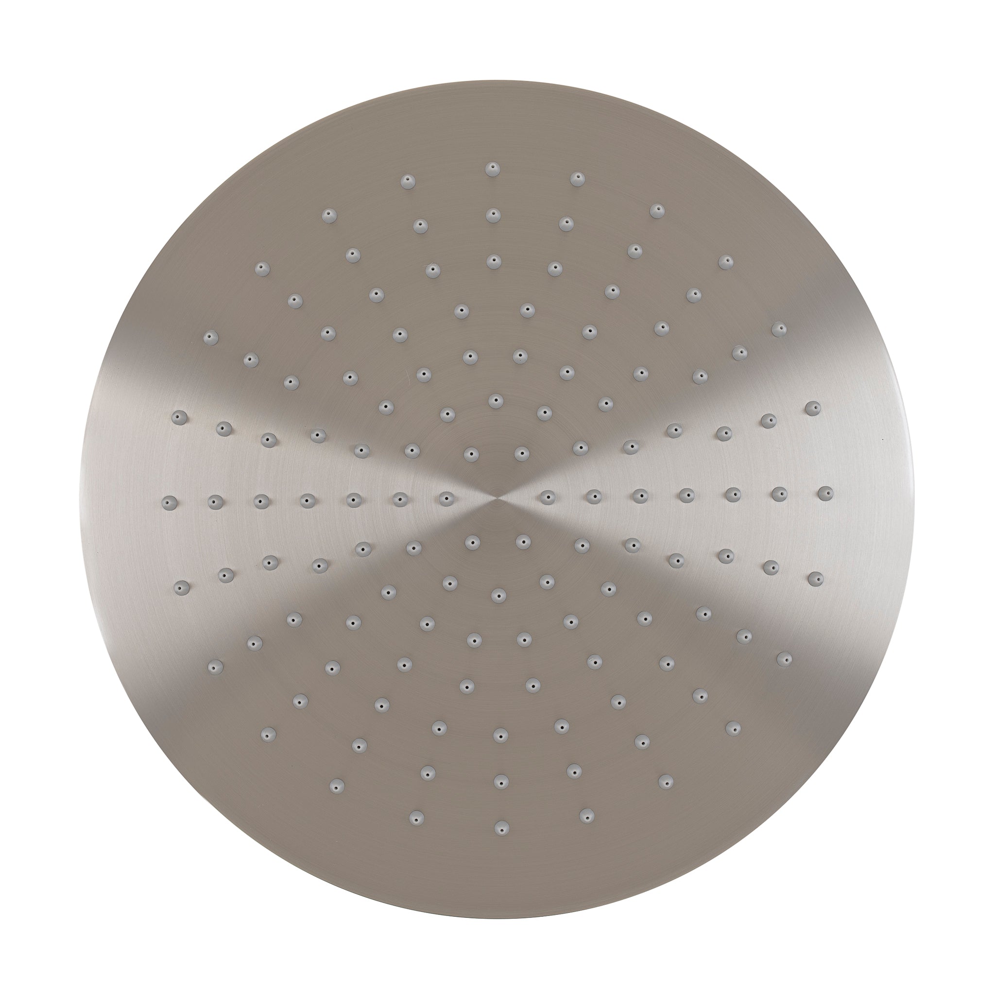 Round 300mm Stainless Steel Rain Shower Head, Brushed Nickel – Enflair