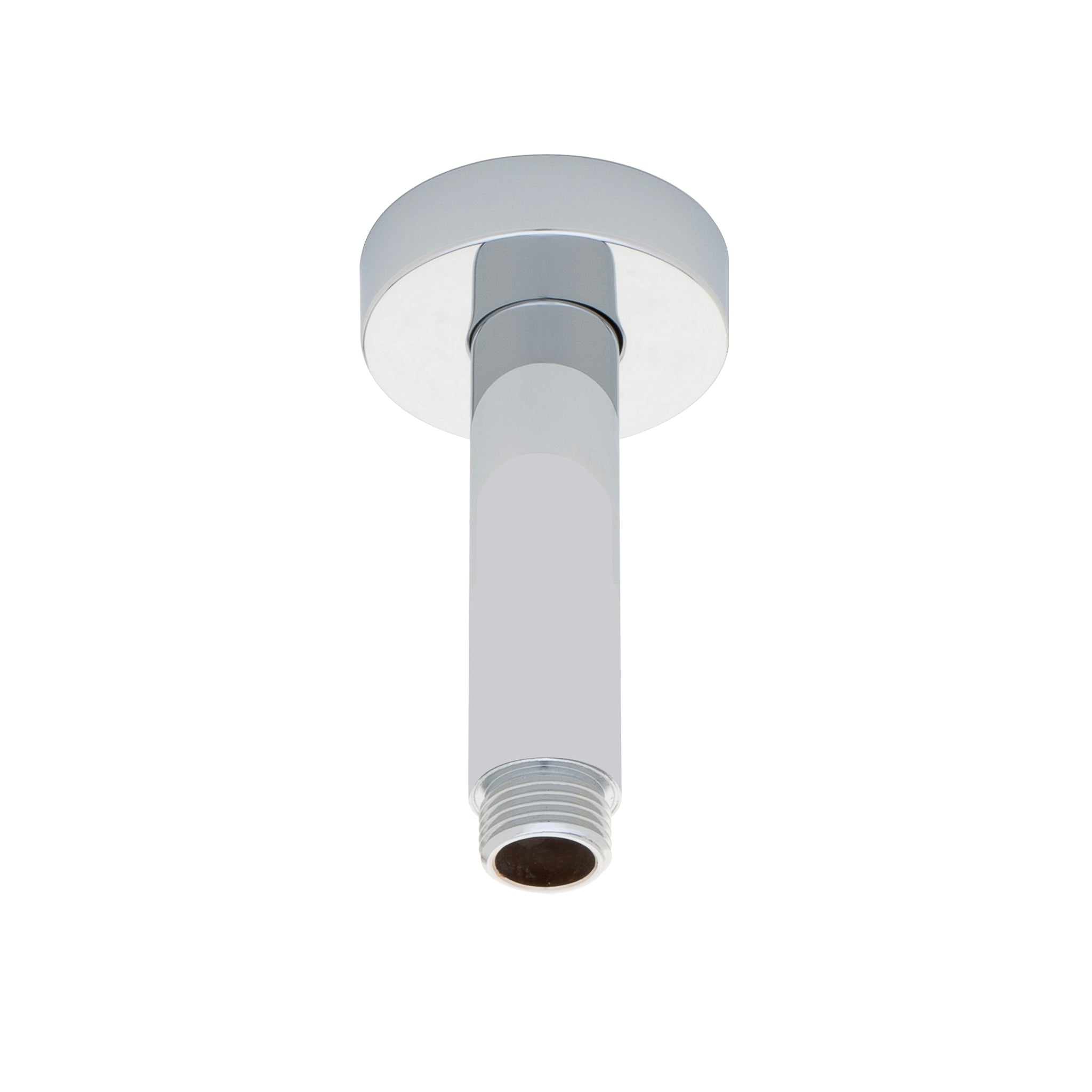 Round 100mm Shower Ceiling Dropper Arm, Polished Chrome – Enflair