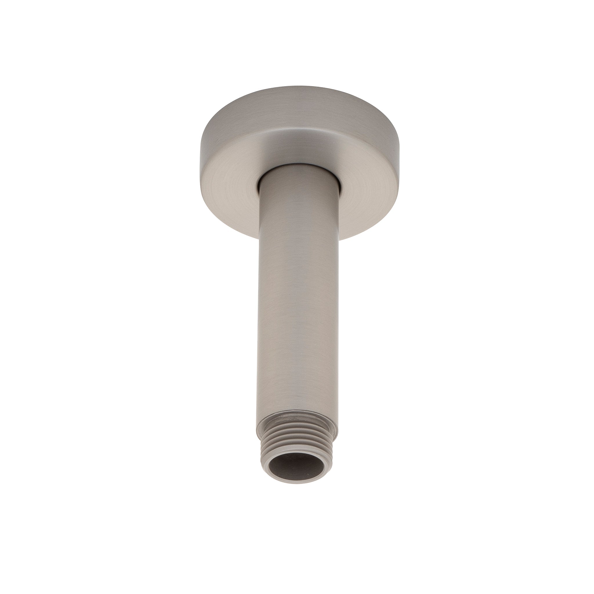 Round 100mm Shower Ceiling Dropper Arm, Brushed Nickel – Enflair